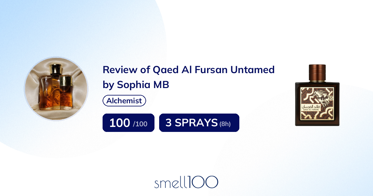 Review of Qaed Al Fursan Untamed by Sophia MB | smell100
